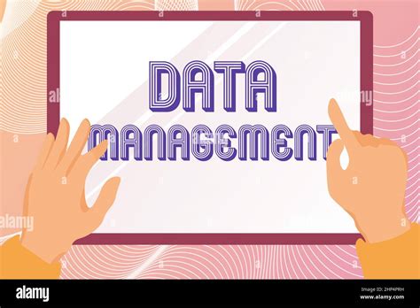 Text Caption Presenting Data Management Business Concept The Practice