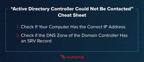 Active Directory Domain Controller AD DC Could Not Be Contacted SOLVED