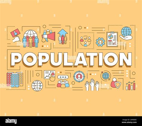 Population Word Concepts Banner Presentation Website Planet