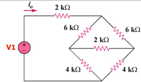 Solved For The Circuit Shown Abovefind The Value Of Io