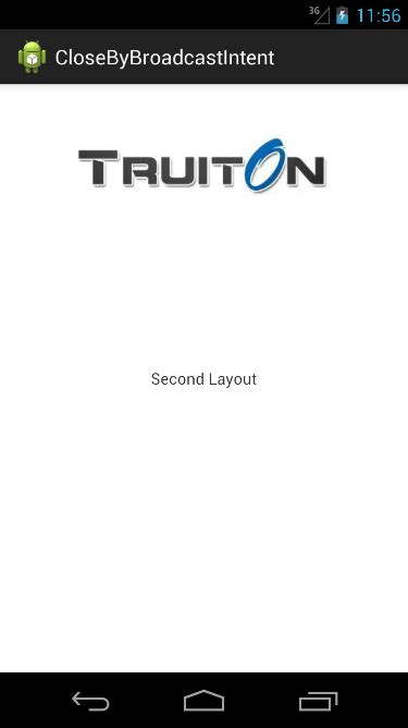 android force close application session timeout truiton