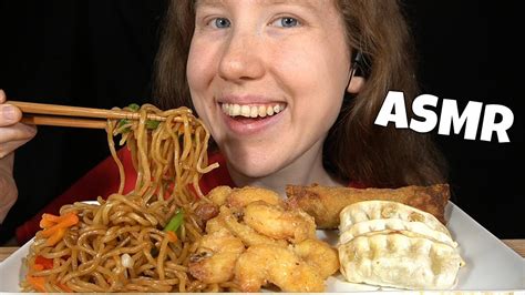 Asmr Chow Meinhoney Walnut Shrimp Mukbang No Talking Eating Sounds