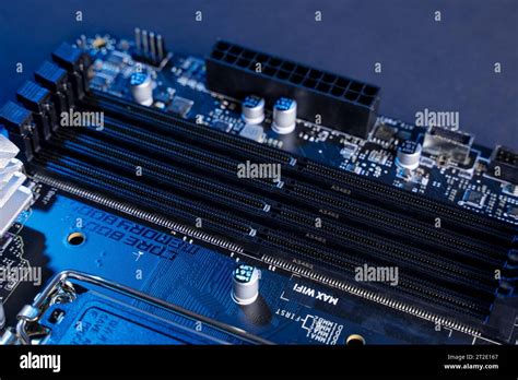 Modern Powerful And Fast Motherboard With Connectors For Hdmi And Usb