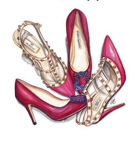 Pin By Cassandra Smith On Fashion Illustration Shoes Illustration Shoe Addict Shoes Drawing