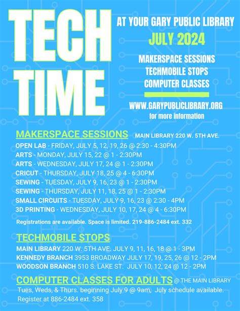 Makerspace Session Small Circuits Gary Public Library