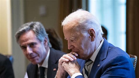 US Außenminister angeblich nervös Blinken mit Biden unzufrieden