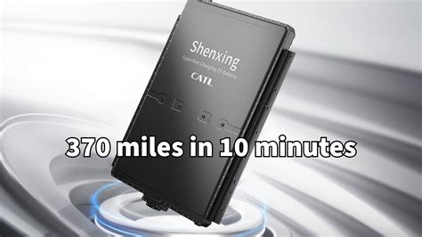 Catl Unveils Shenxing Plus The Worlds First Lfp Cell With 4c Ultra