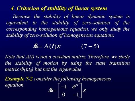 Chapter Stability Analysis Of Linear Systems REFERENCES