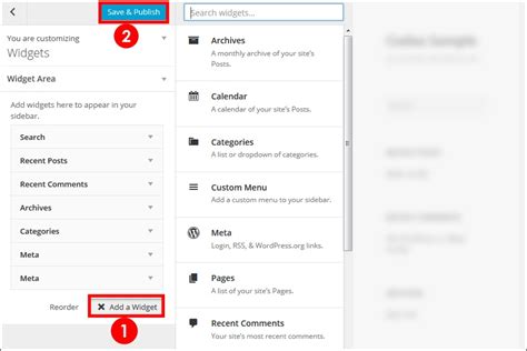 Wordpress How To Add Widgets