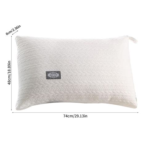 Hotel Grade Pillow Soft Support With Feather Fill Memory Foam For Back