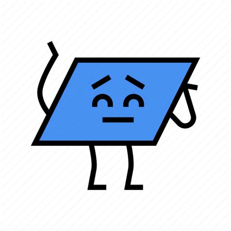 parallelogram geometric character triangle circle square icon