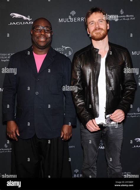 Steve Mcqueen And Michael Fassbender Attending Bafta Los Angeles Awards