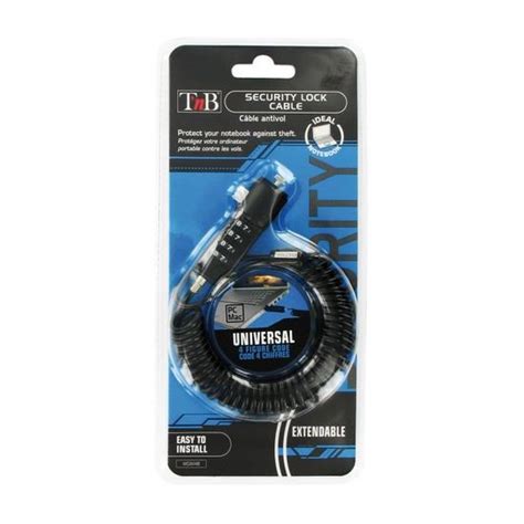 Tnb Cable Antivol Notebook Pc Portable Extensible Cdiscount Informatique