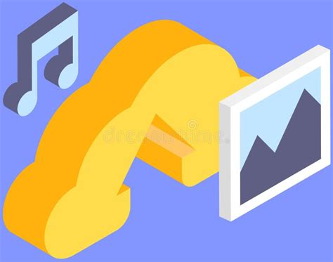 Virtual Storage For Saving Information And Personal Data Protection Uploading Files Music