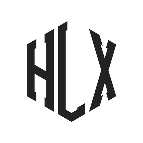 Premium Vector Hlx Logo Design Initial Letter Hlx Monogram Logo Using