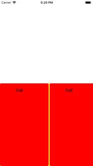 Ios How Can I Change The Size Of A Collectionview S Cells Stack