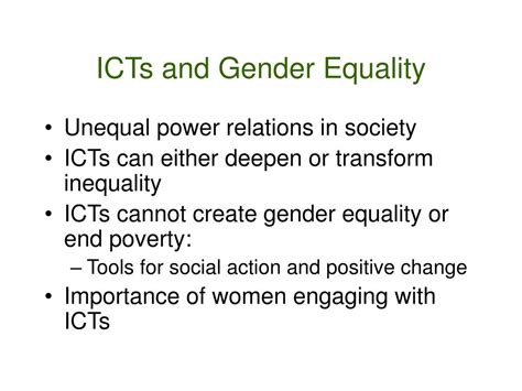 Ppt Gender And Ict Policy Powerpoint Presentation Free Download Id