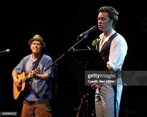 Singer Loudon Wainwright Iii And Son Rufus Wainwright Perform During