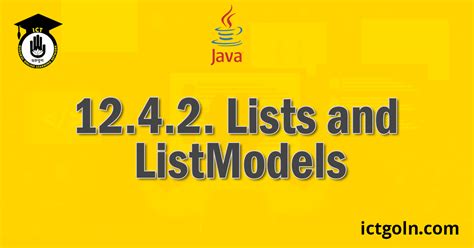 chapter 12 4 2 lists and listmodels introduction to programming using