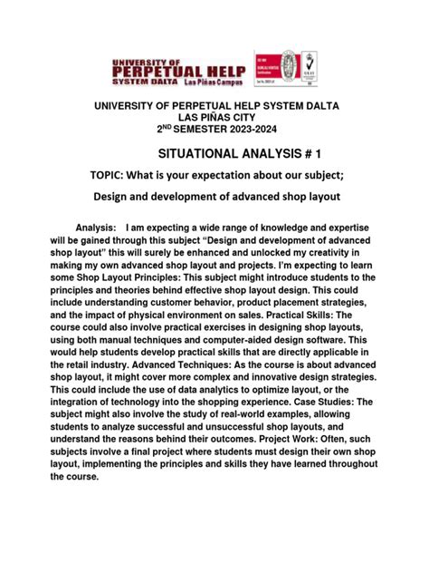 Situational Analysis 1 Pdf Analysis Computer Aided Design