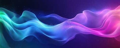 Abstract Waves Flow Seamlessly Creating Dynamic Visuals Fluid Motion Vibrant Colors Digital Art