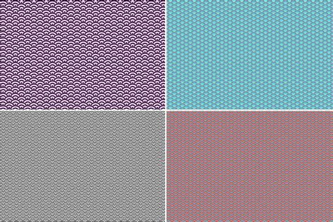 20 Seigaiha Background Patterns Design Cuts