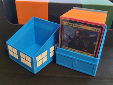 Dr Who Tardis Commander Deck Box Mtg Boulder By Off5pring Makerworld