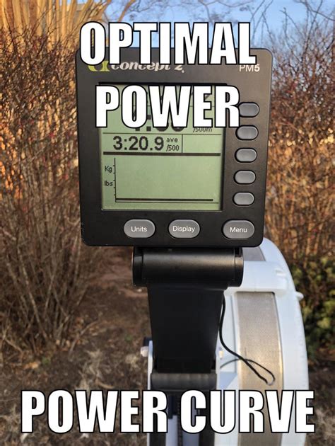 optimal power curve r rowing