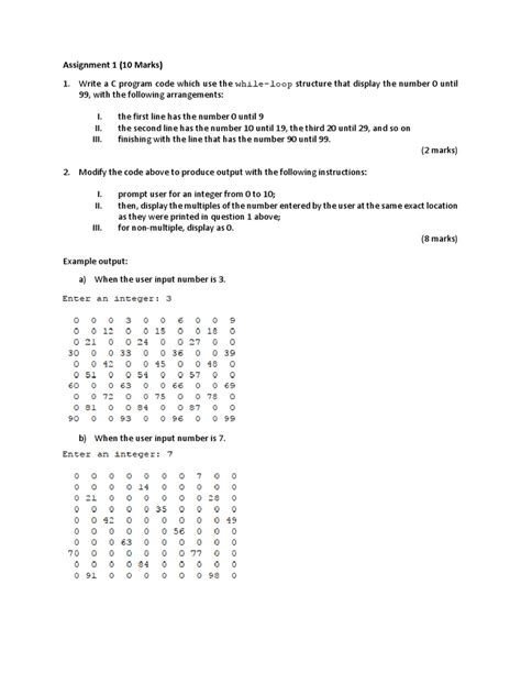 Assignment 1 10 Marks Pdf