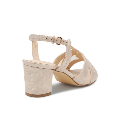 Narelle Nude Wide Fit Heels Paradox London