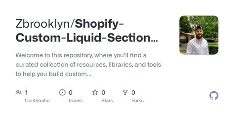 Shopify Custom Liquid Sections And Assets README Md At Main Zbrooklyn