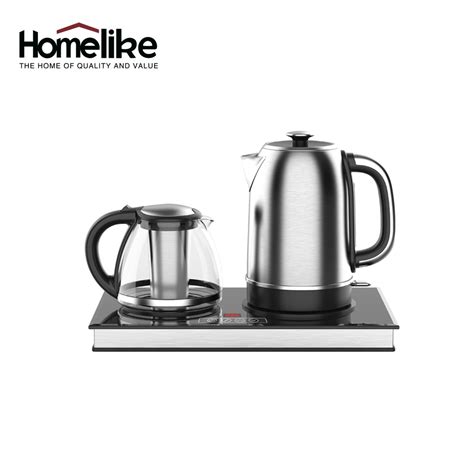 Factory Tea Maker Machine1 7l Electric Turkish Stainless Steel Tea Kettle Tea Tray Set Tea