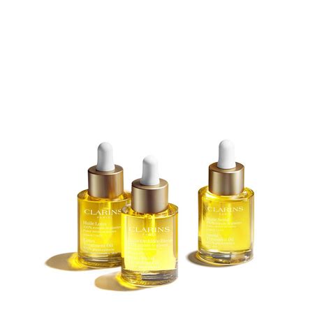 Huile Lotus Huiles Essentielles Pour Peaux Mixtes Ou Grasses Clarins