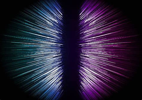 Black Background With Multiple Blue Pink And Purple Perspective Lines