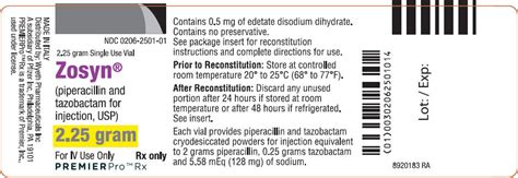Zosyn Fda Prescribing Information Side Effects And Uses