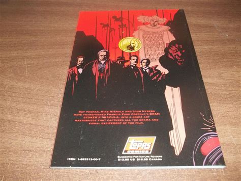Bram Stokers Dracula Mike Mignola Roy Thomas Ff Coppola Topps 1st