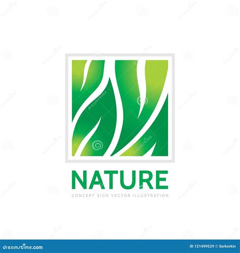 Nature Concept Business Logo Template Vector Illustration Abstract