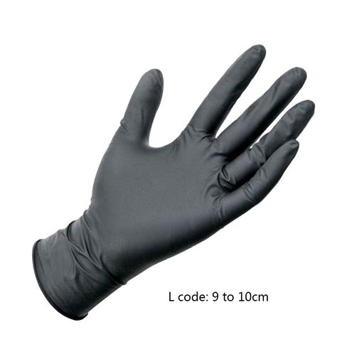 100pcs Vinylnitrile Gloves Blend Food Grade Gloves Disposable Gloves