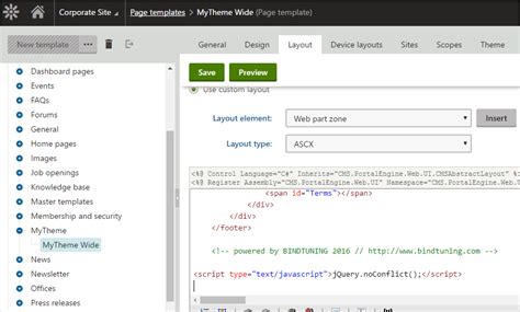 Installation Bindtuning Kentico 8 9 10 Themes