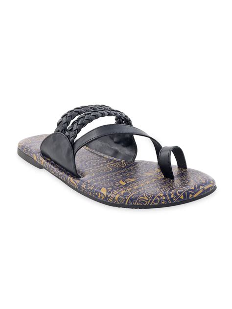 Kanvas Ethnic Festive Kalamkari Print Designer Mens Chappals