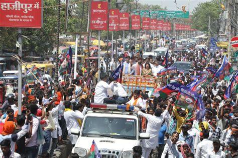 Chirag Paswan Files Nomination For Hajipur Lok Sabha Seat Amid