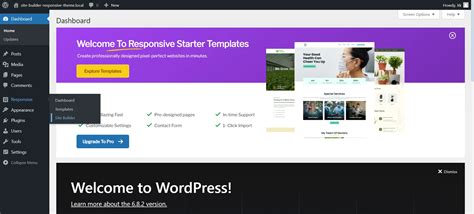 Introducing The Responsive Site Builder