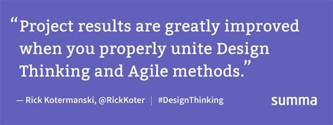 Uniting Agile And Design Thinking Methods