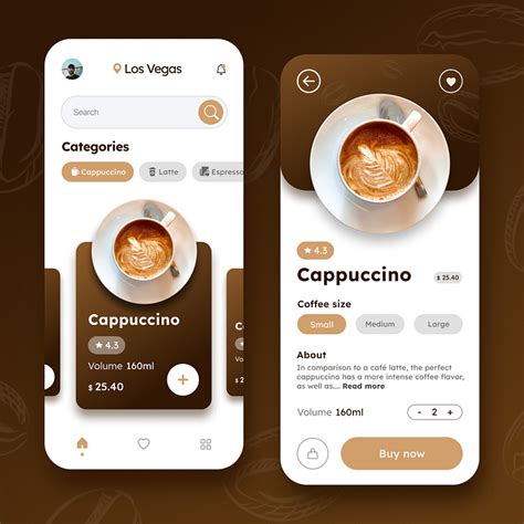 Coffee App Design Uidesignz By Uidesignz Ui Ux Design Agency On Dribbble