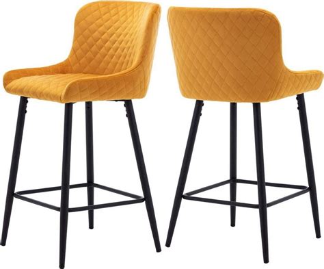Wahson Office Chairs Barhocker Samt Küchenstühle Frühstücksküche