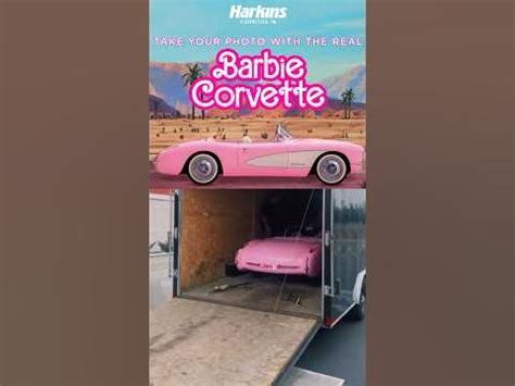 Машина из фильма Барби 👸 розовый Corvette #покраскаавто - YouTube