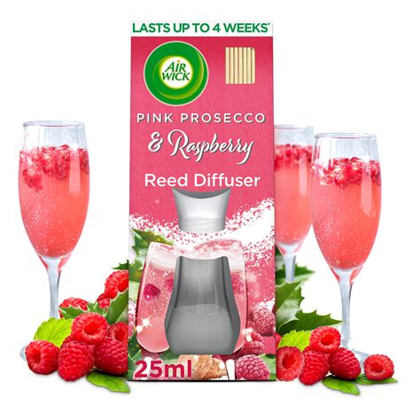 Air Wick Pink Prosecco And Raspberry Reed Diffuser Wilko