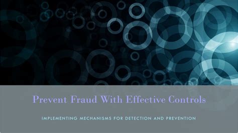 Fraud Detection And Prevention