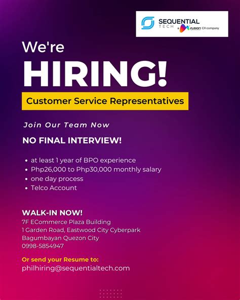 Sequential Tech Philippines 🔷🔷🔷 Capacity Planners 🔷🔷🔷 General