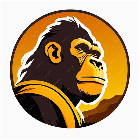 Premium Vector Australopithecus Hand Drawn Cartoon Sticker Icon
